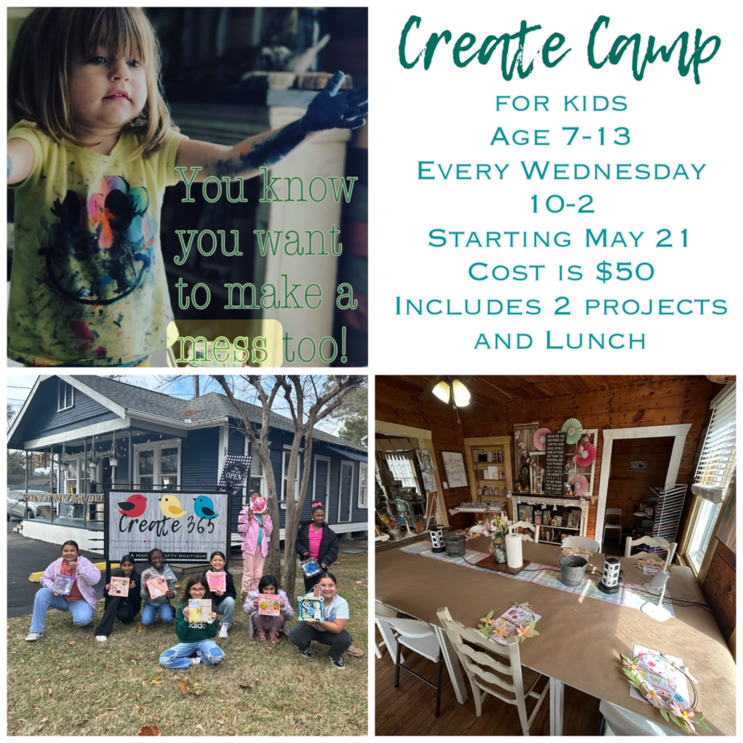 Create Camp for Kids | Create365